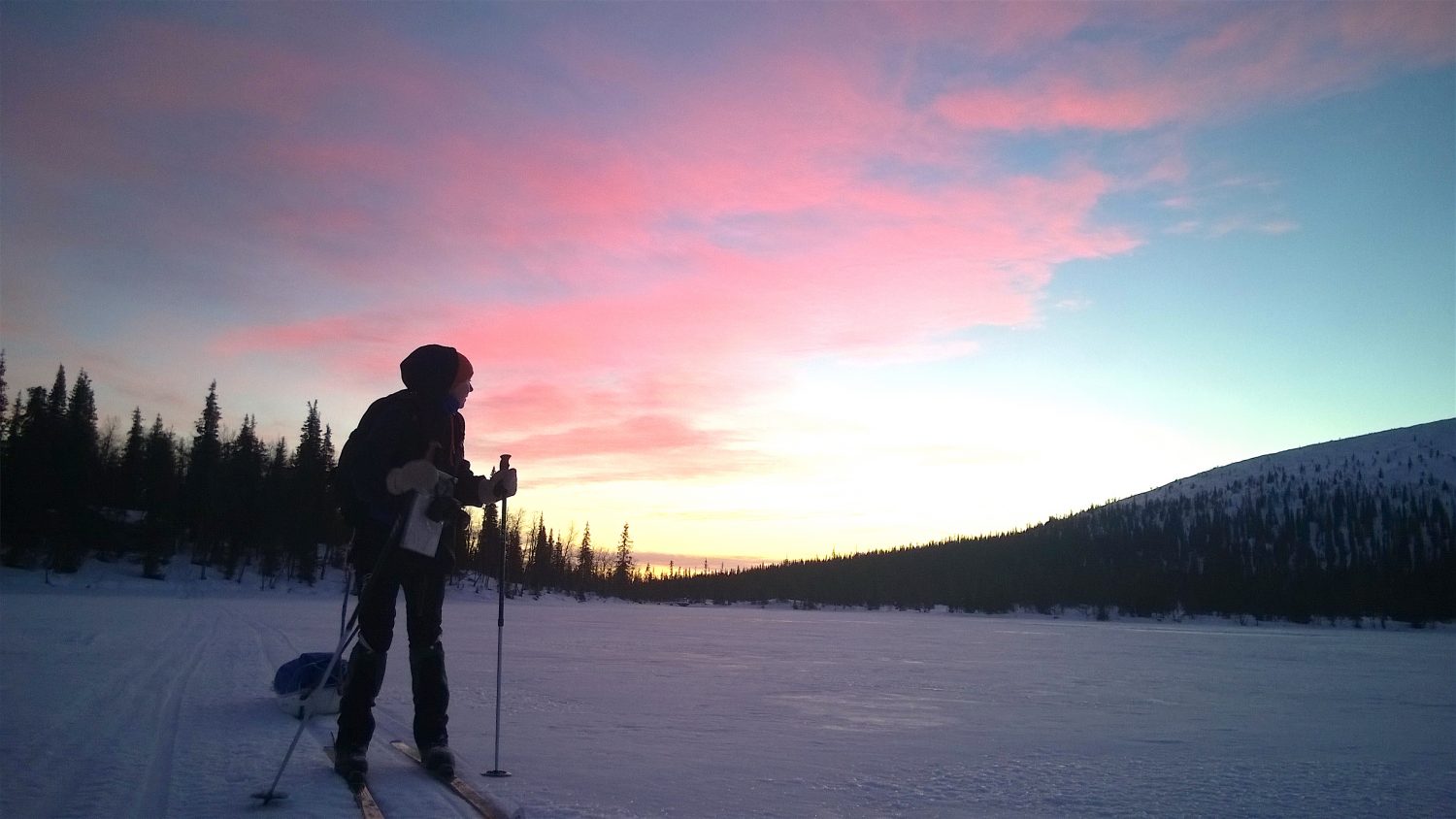 Skiing in the Arctic Night - FINLAND, NATURALLY